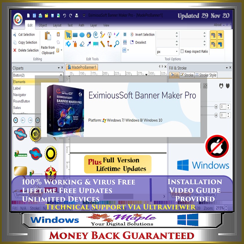 EximiousSoft Banner Maker Pro 3.75 [Full Version] Updated 22 Apr 2022 ...