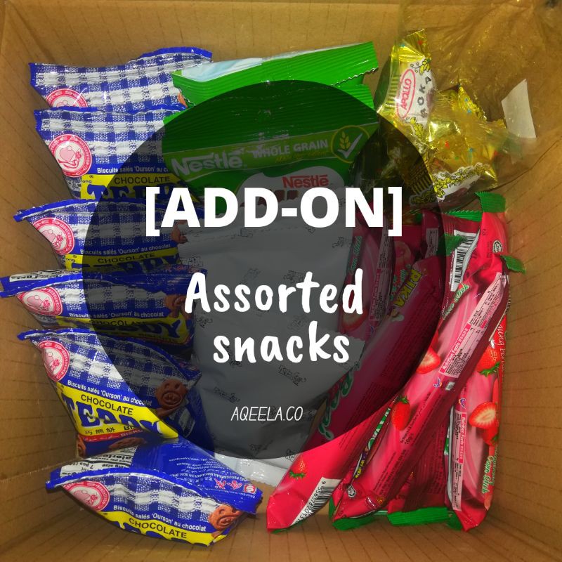 [ADD-ON] Assorted snacks / pocky / bika bagi bagi / apollo roka / koala ...