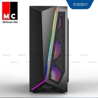 Evesky SAILOR ruix Case Mid-Tower PC Gaming Case ATX/M-ATX/ITX - Front ...