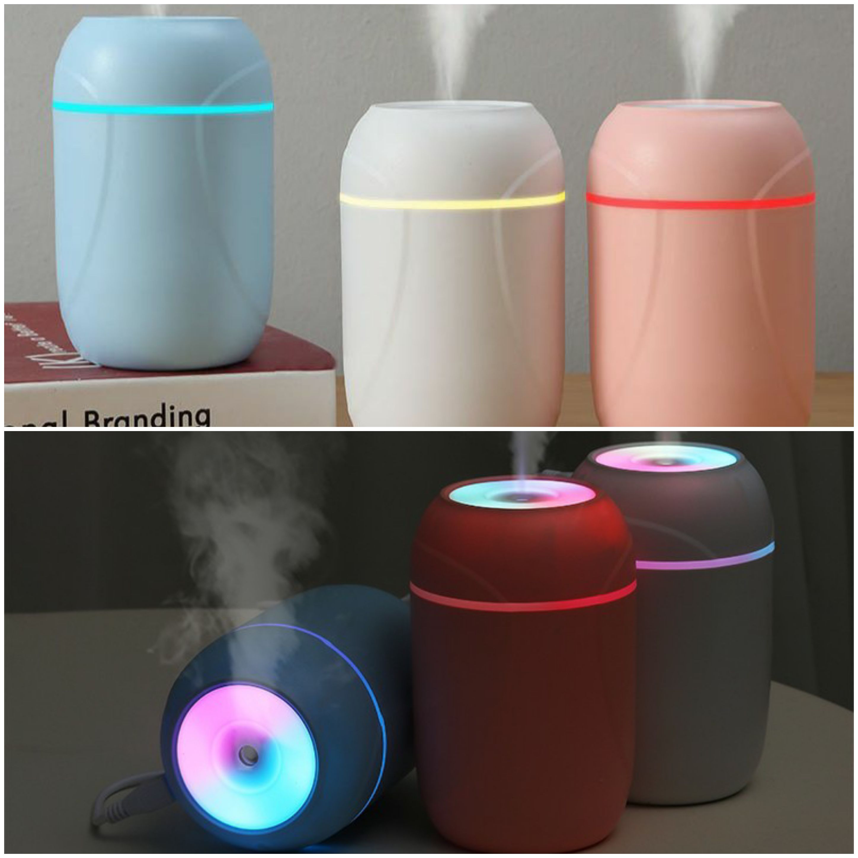 Rainbow tall egg X13 USB Color Cup Humidifier USB Diffuser Home Office ...