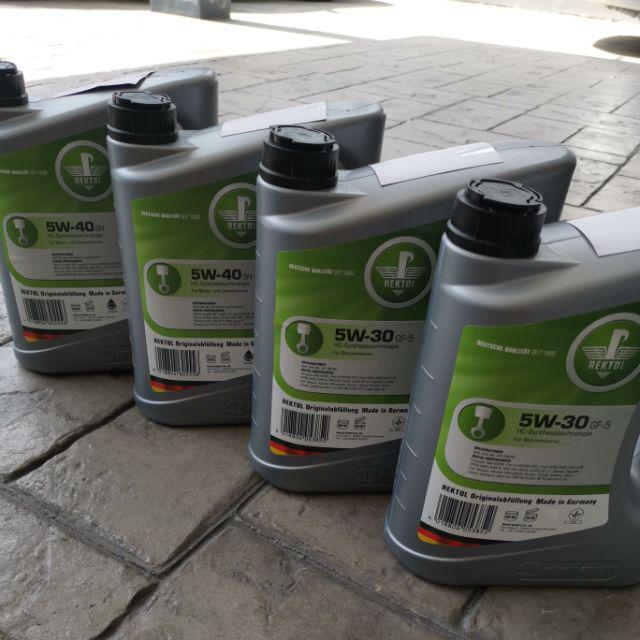 REKTOL 5W-40 (5W40) SN Fully Synthetic Engine Oil 4L | Shopee Malaysia