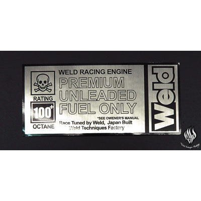 OVERDOSE Weld Metal Collection/Original Fuel Caution Sticker A | Shopee ...