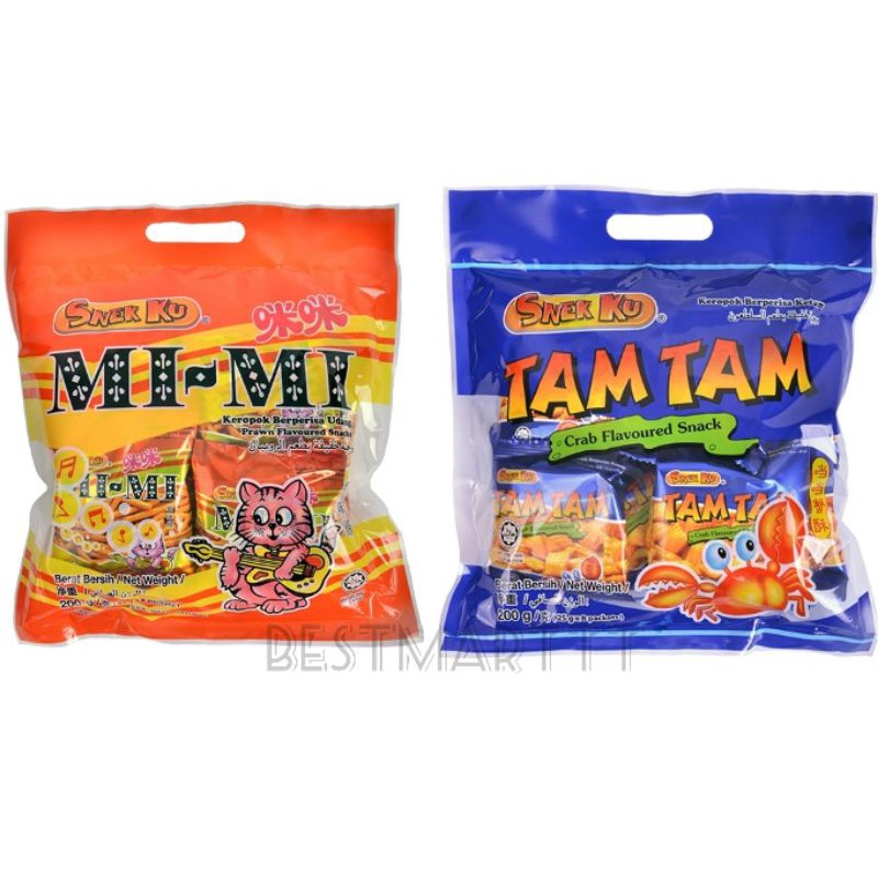 SNEK KU Mimi /Tam Tam / Ken / Pick Fine Snack (22g x 8s) | Shopee Malaysia