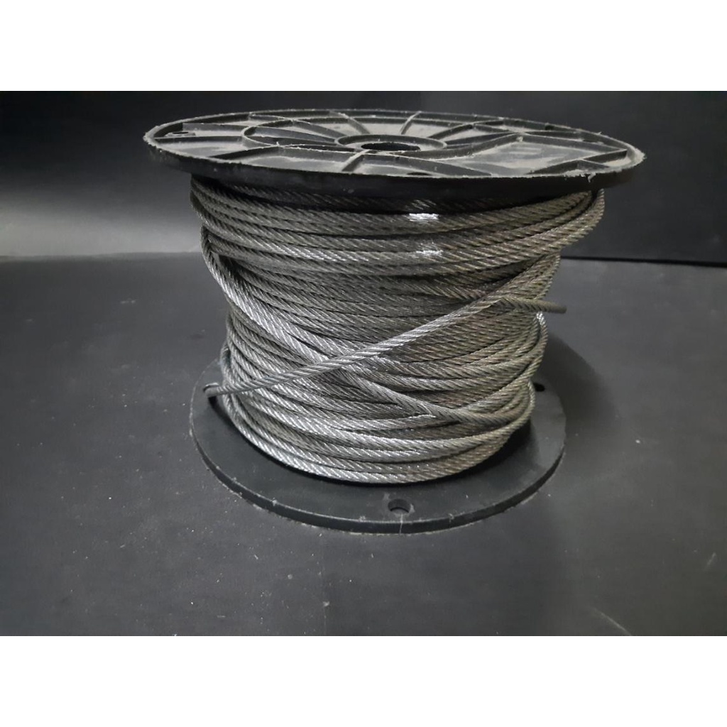 5 mm Galvanised Iron Wire Rope/ Galvanised Steel Wire Rope | Shopee ...