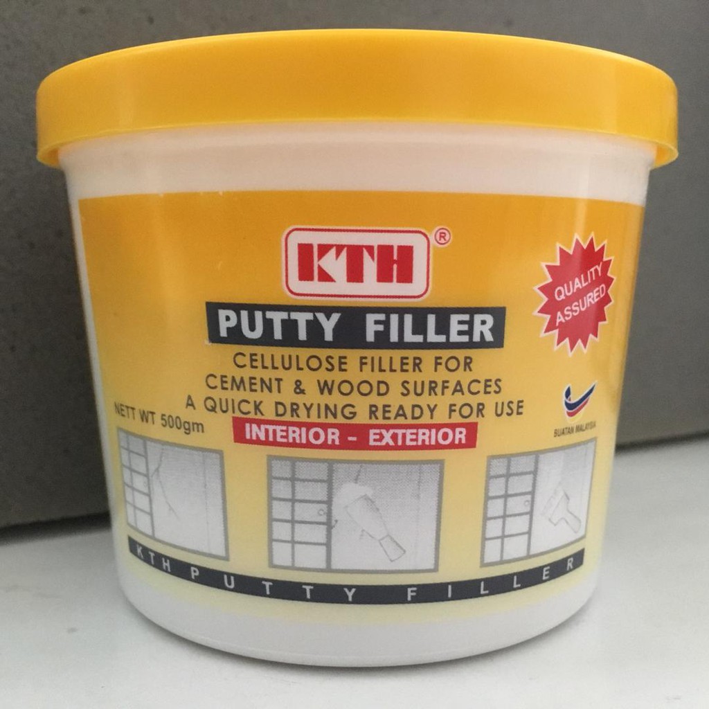 (500gm) Putty Filler / Wood Filler / Cement Filler / Filler Kayu ...