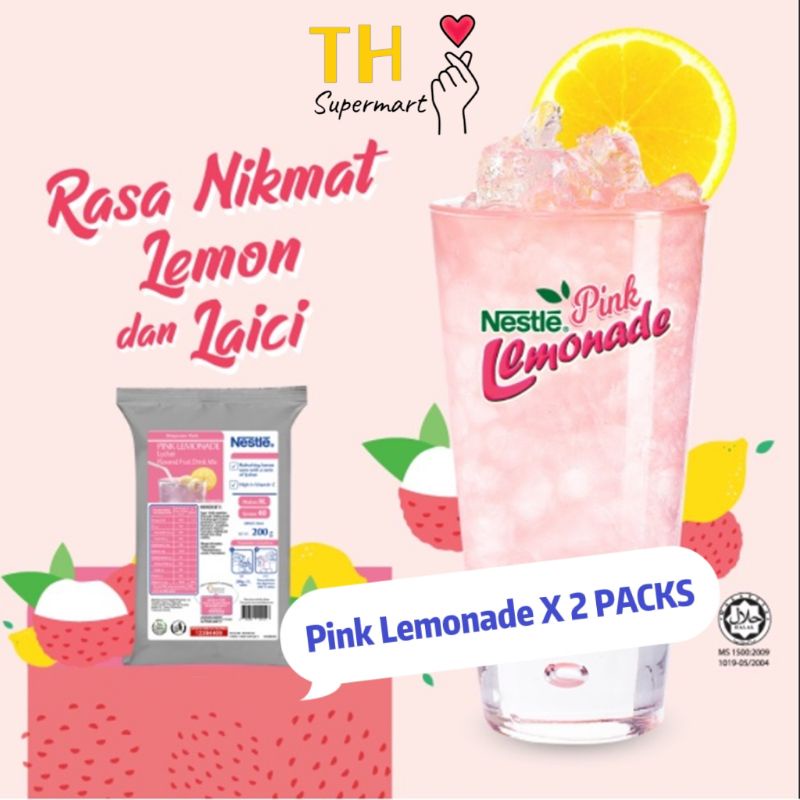 Nestle Lemonade -(2PACKS)X200G (Pink) | Shopee Malaysia
