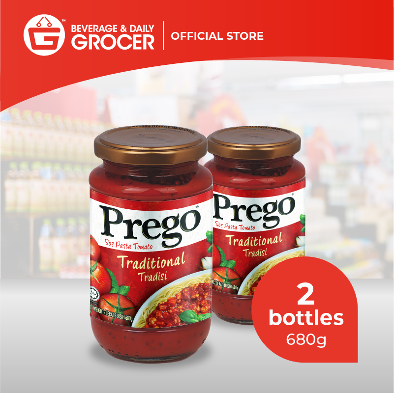 Prego Traditional Pasta Sauce (2 x 680g) 2 Bottles | Shopee Malaysia