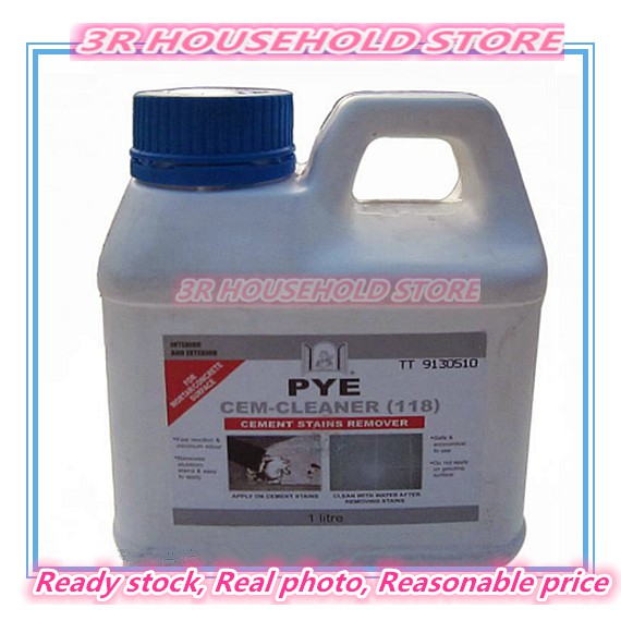 Pye cem-cleaner cement stains remover tile cleaner 1l | BeeCost