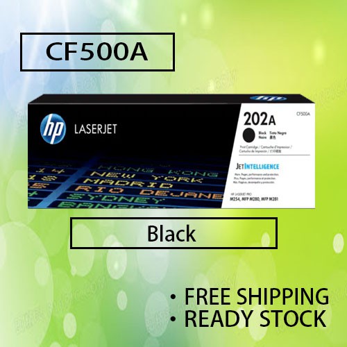 HP CF500A / 202A Black Original LaserJet Toner Cartridge CF500A/CF501A ...