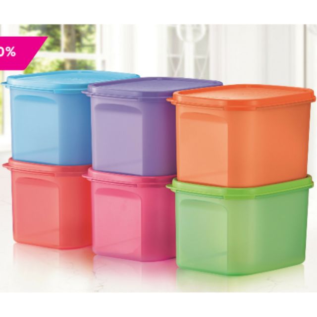 Tupperware MM Mini Rectangular (1.9L x 6 Pcs) | Shopee Malaysia