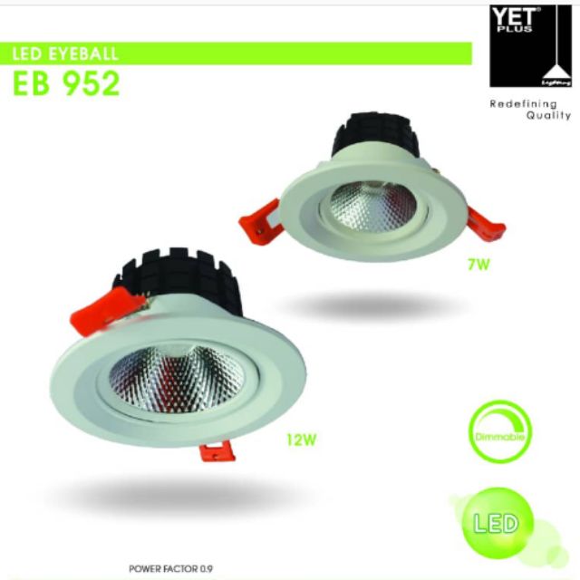 Yetplus 7W/ 12W LED Eyeball (EB952) | Shopee Malaysia