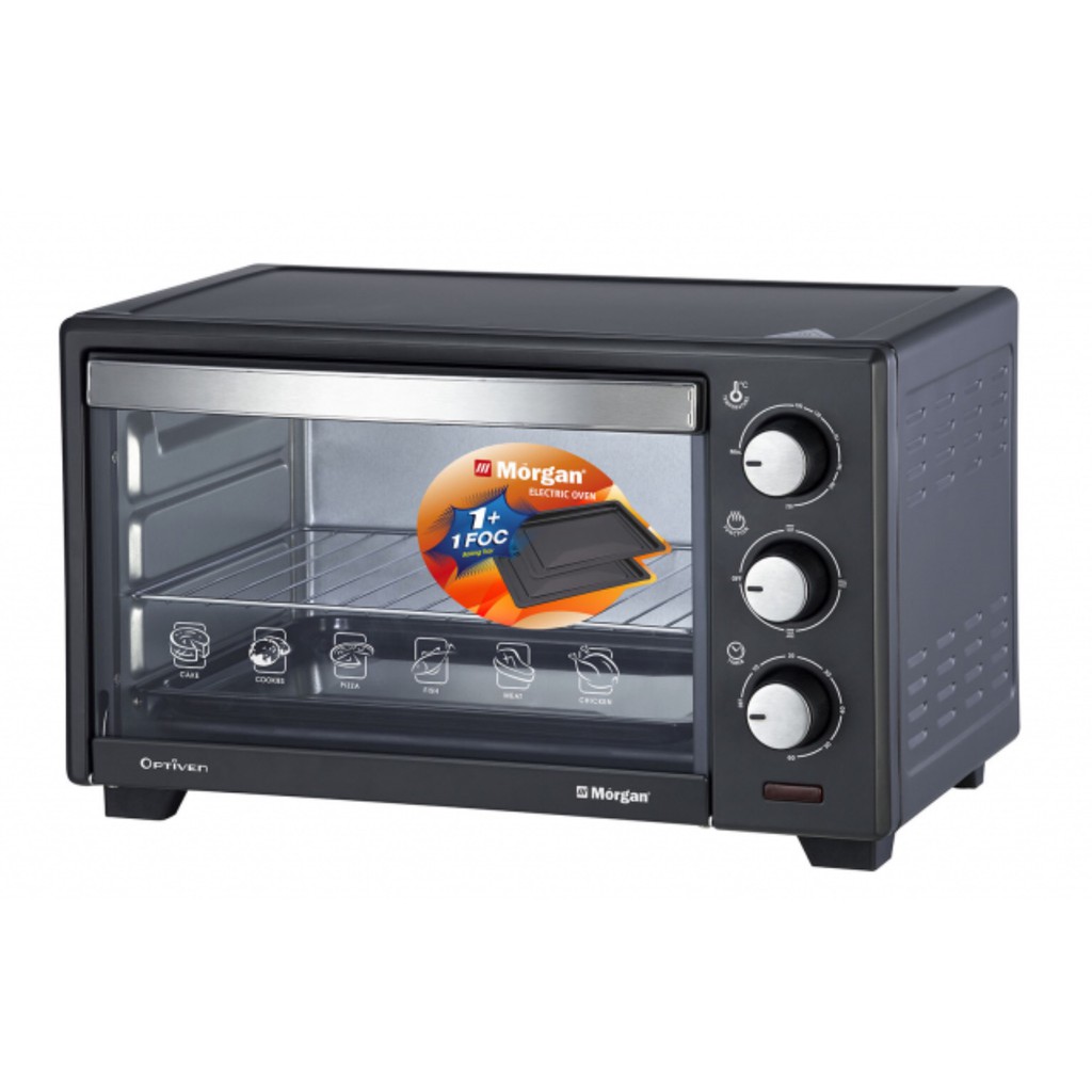 MORGAN Electric Oven (Free Backing Tray ) MEO-HC22B 20L | Shopee Malaysia