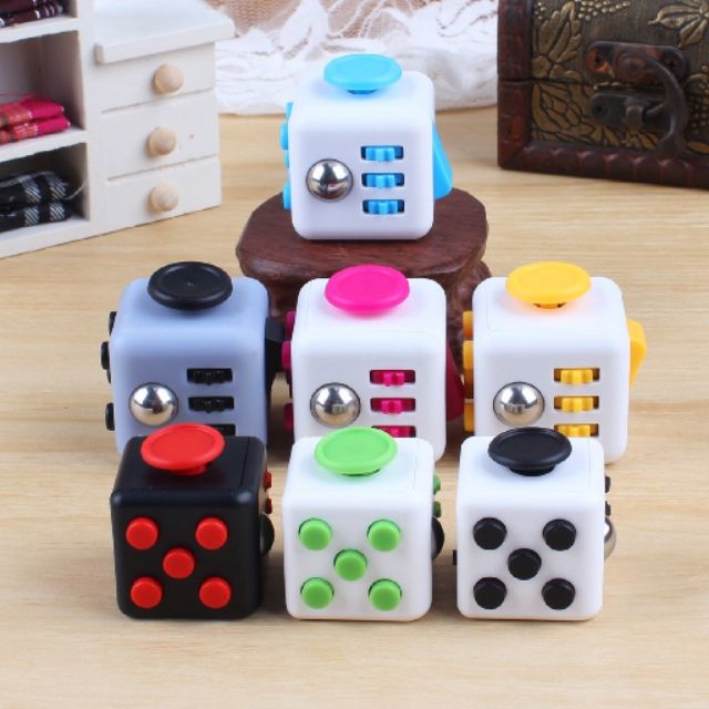 6-Side Fidget Cube Magic Fidget Cube Anxiety Stress Relief Toy | Shopee ...