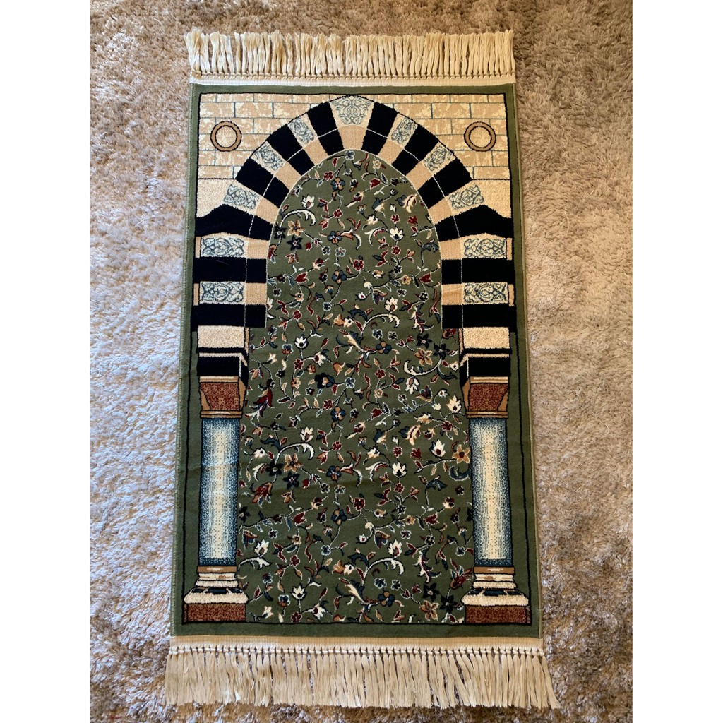 SEJADAH RAUDAH RAUDHAH ORIGINAL DESIGN MASJID NABAWI MADINAH 6mm TEBAL ...