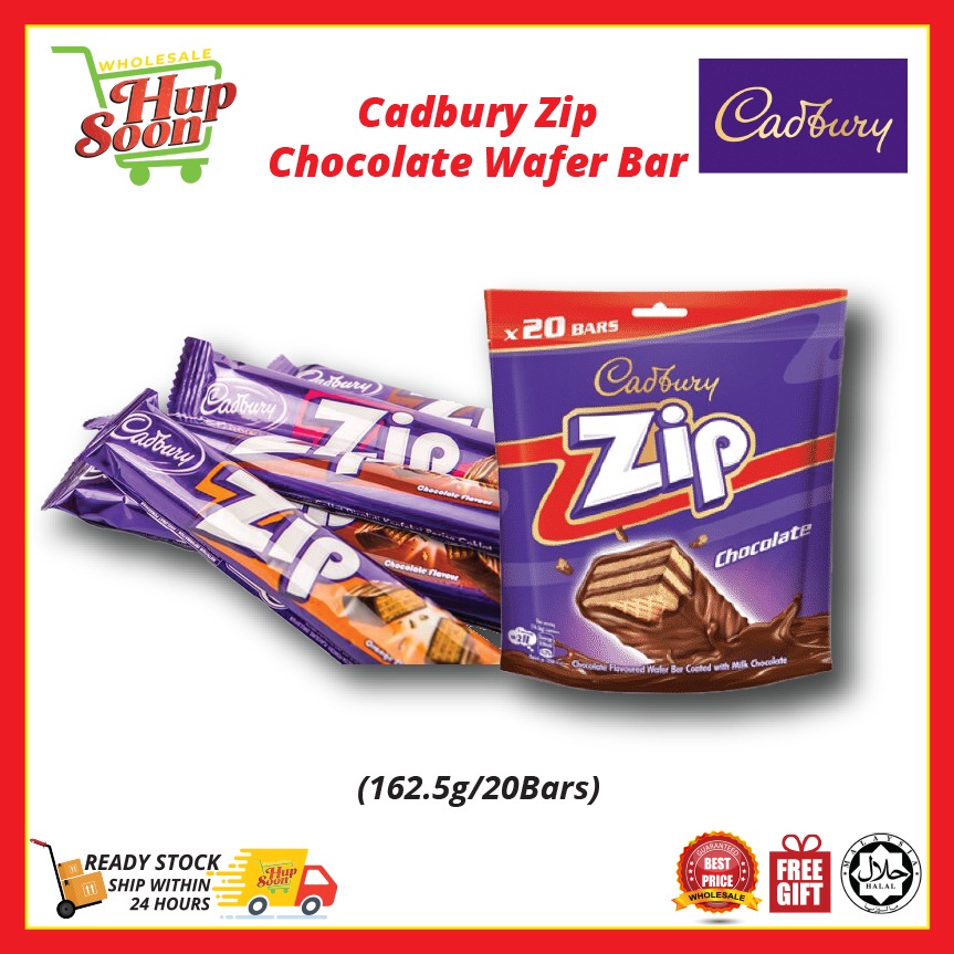 Cadbury Zip Chocolate Wafer Bar | Shopee Malaysia