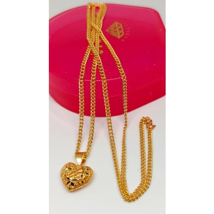 Set rantai leher gajah dewasa emas 916 tulen | Shopee Malaysia