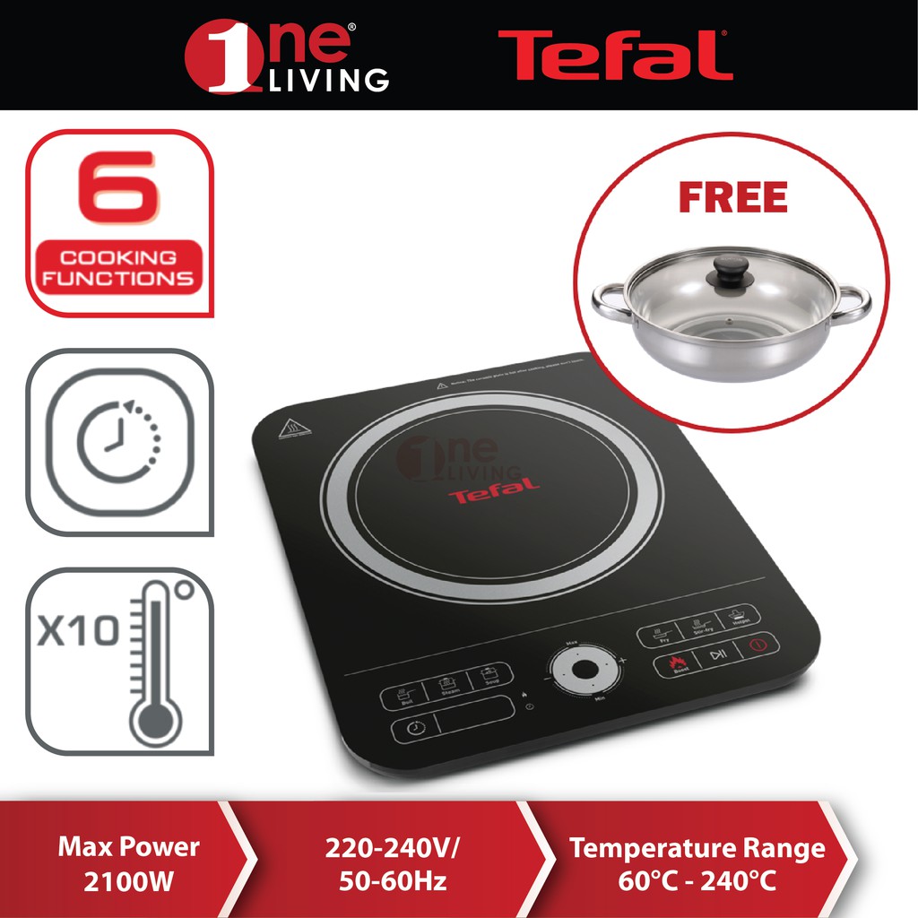 Tefal Induction Cooker Hob Express IH7208 + Shabu Pot | Shopee Malaysia