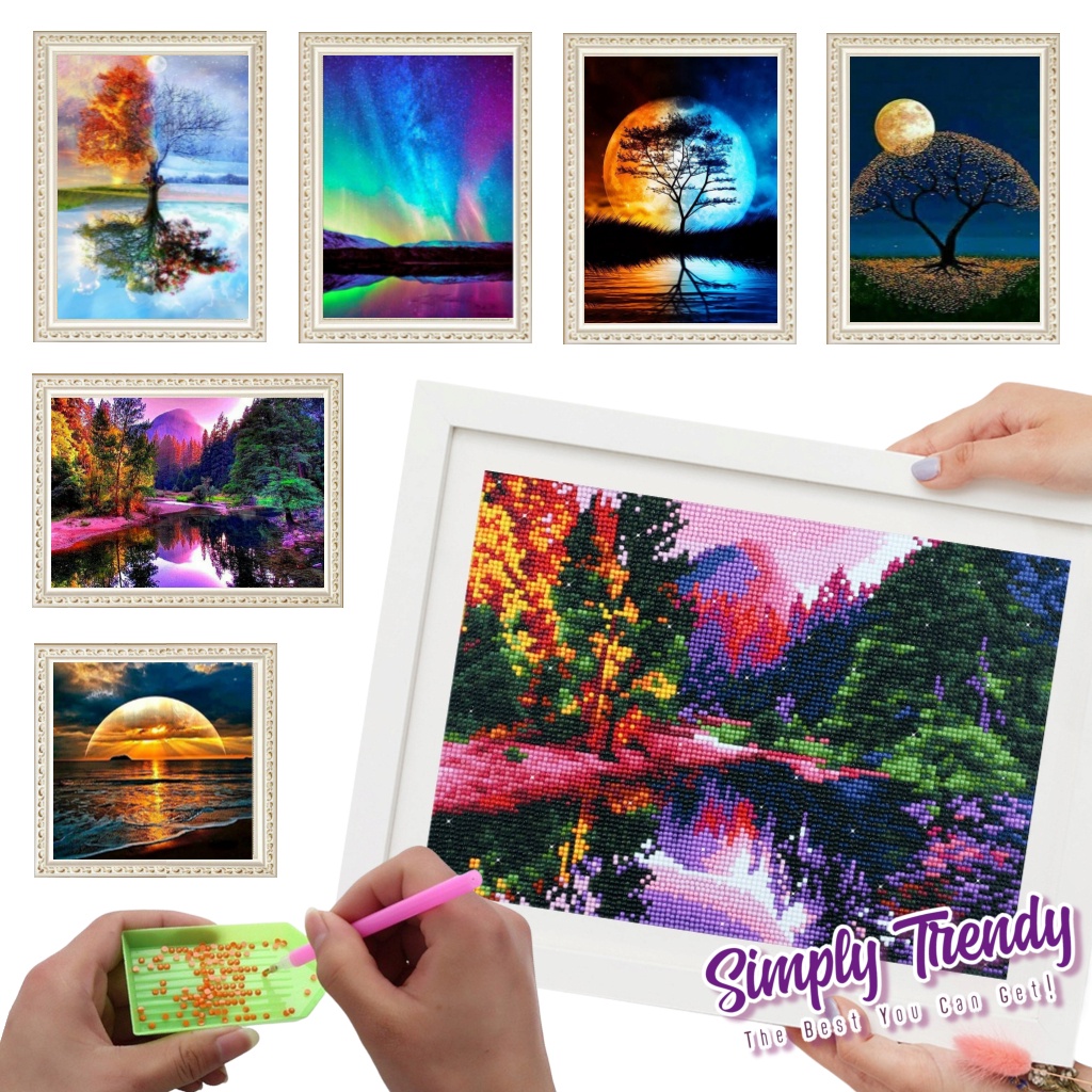 5d Full Drill Diamond Painting Do It Yourself Complete Kit | Shopee ...