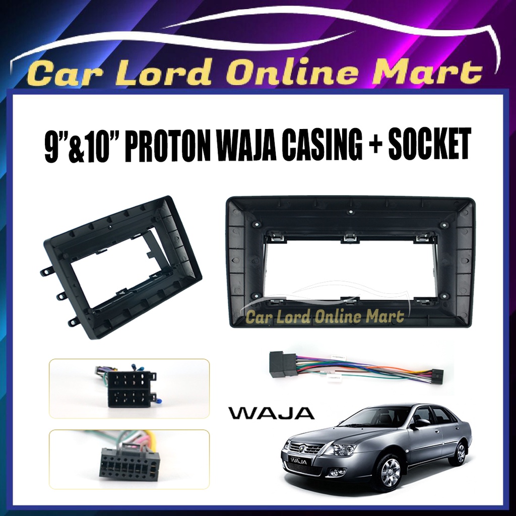 Proton Waja Android Player 10" Inch Casing + Socket | Shopee Malaysia