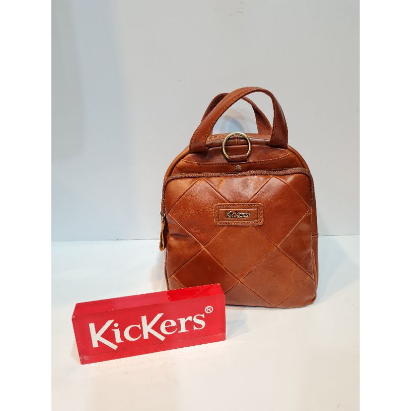 Kickers genuine leather 2 in1 ladies handbag and backpack(1KHD 78589 ...