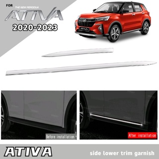 Vemart perodua ativa front bumper trim garnish accessories chrome ...