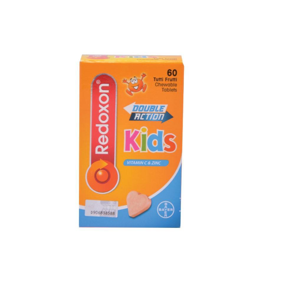 Redoxon Double Action Kids Chewable Vitamin C & Zinc 60 Tablets ...