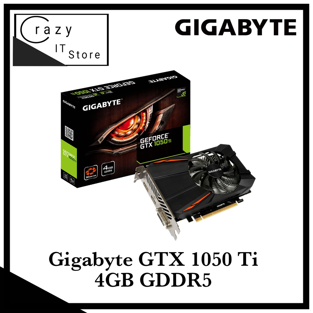 Gigabyte GeForce GTX 1050 Ti 4GB GDDR5 Graphic Cards | Shopee Malaysia