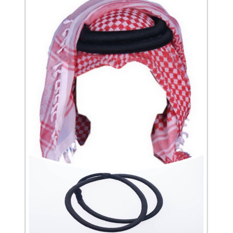 Egal Arab | Arab Kafiya Keffiyeh Headwear Arabian Muslim Style | Shopee ...