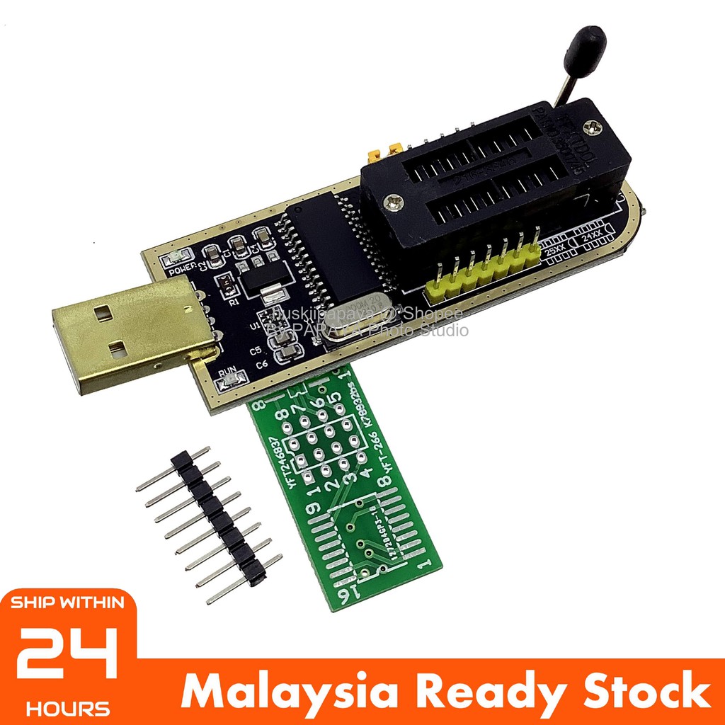 [BEST] Usb Eeprom Programmer Ch341a Spi 24 25 Series Adapter | Shopee ...