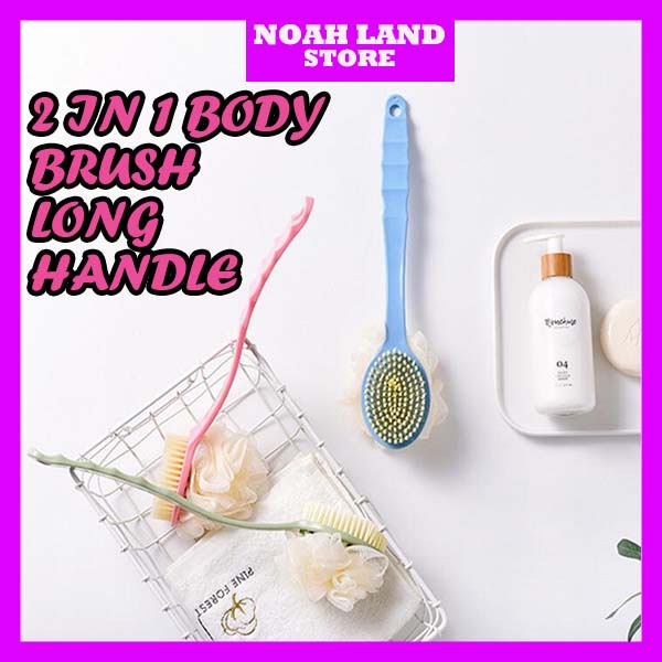 Berus Badan Berus Mandi Tangkai Panjang 2in1 Body Bath Brush Long ...