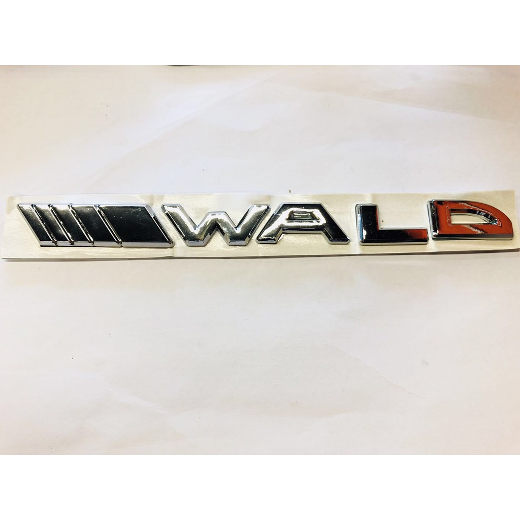 TOYOTA WALD EMBLEM LOGO BADGE WALD CAR Universal | Shopee Malaysia