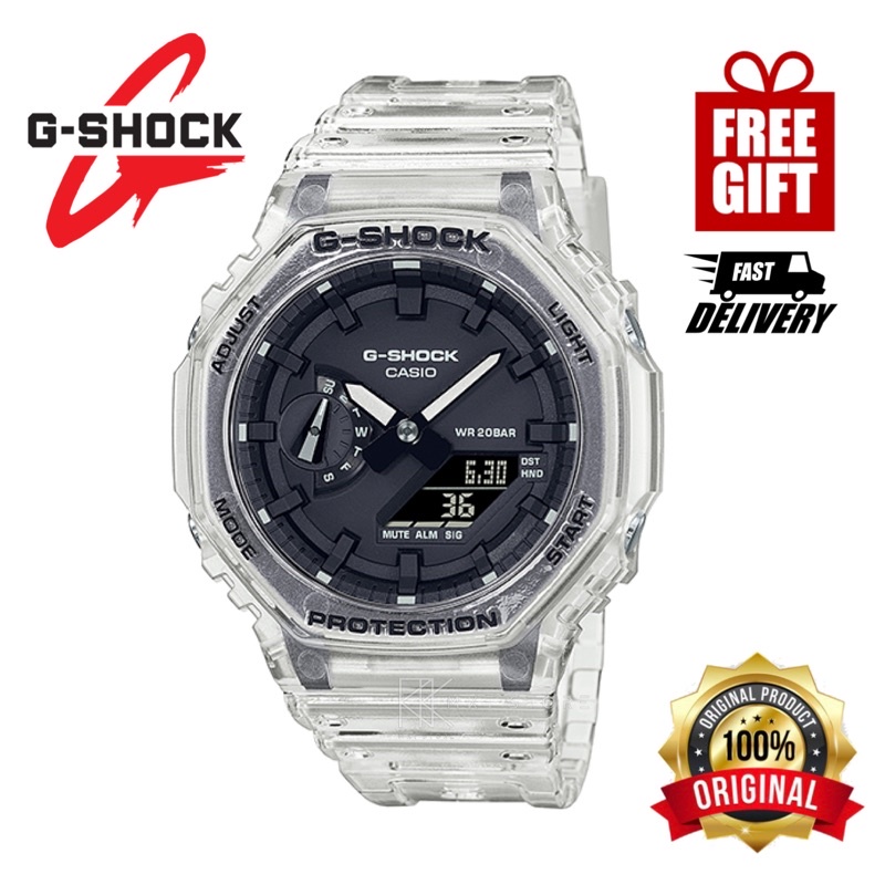 (Asia set) Original G-shock Transparent GA-2100SKE-7A / GA2100SKE-7A ...