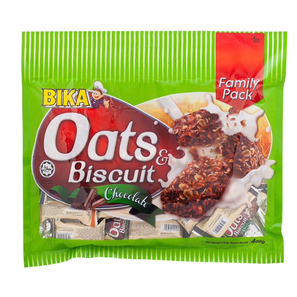 Bika Oat's Biscuit Chocolate 400g | Shopee Malaysia