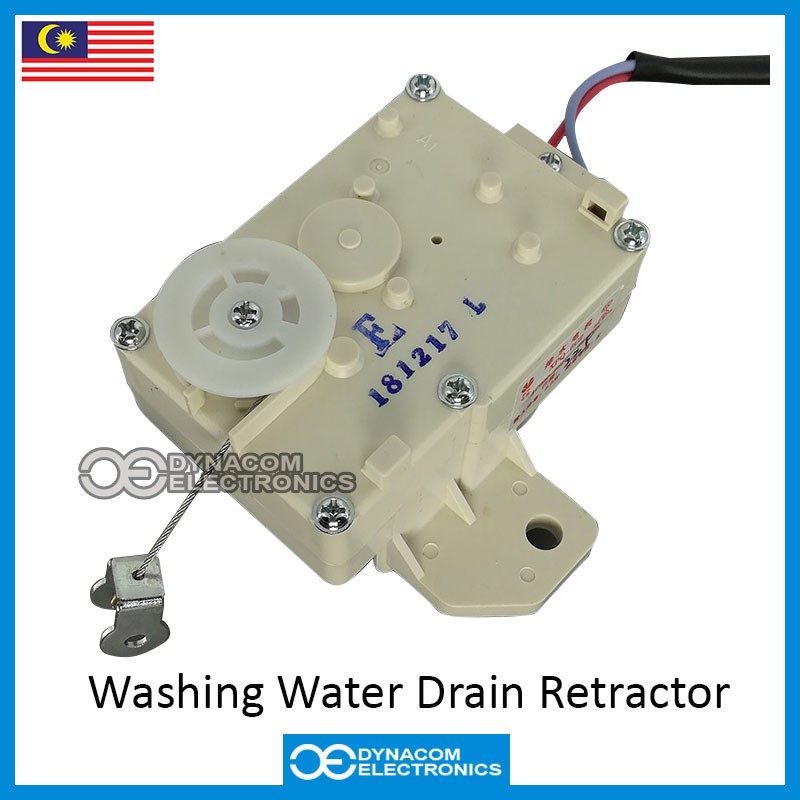 MIDEA SANYO ORIGINAL Washing Machine Drain Water Motor Retractor [Motor ...