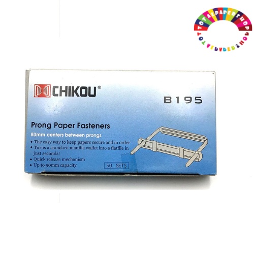 Paper Fastener Metal Clips 50pcs/Box | Shopee Malaysia