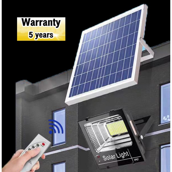 GD SHOP Solar light outdoor lighting 500W Solar Spotlight lampu solar ...