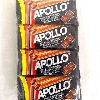 Apollo Coklat Wafer Stick Cream 11G x 12'S Childhood Snack Memories ...