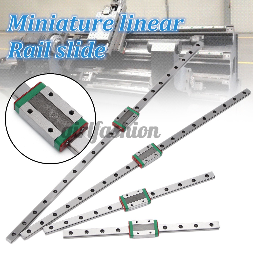 250mm-550mm MGN12H Linear Sliding Miniature Guide Block CNC 3D Printer Cuboid Rails | Shopee ...
