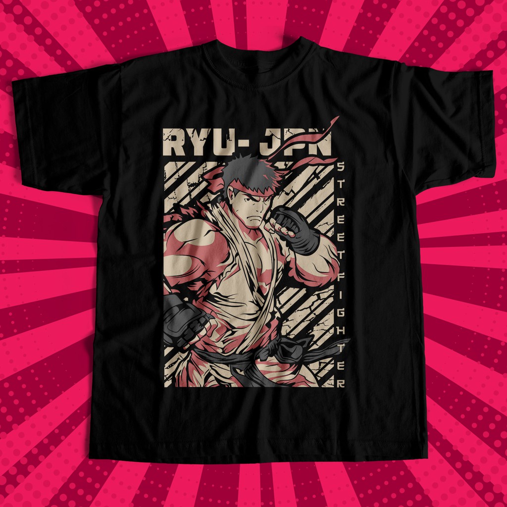 Streetfighter Ryu Shirt (100% cotton) | Shopee Malaysia