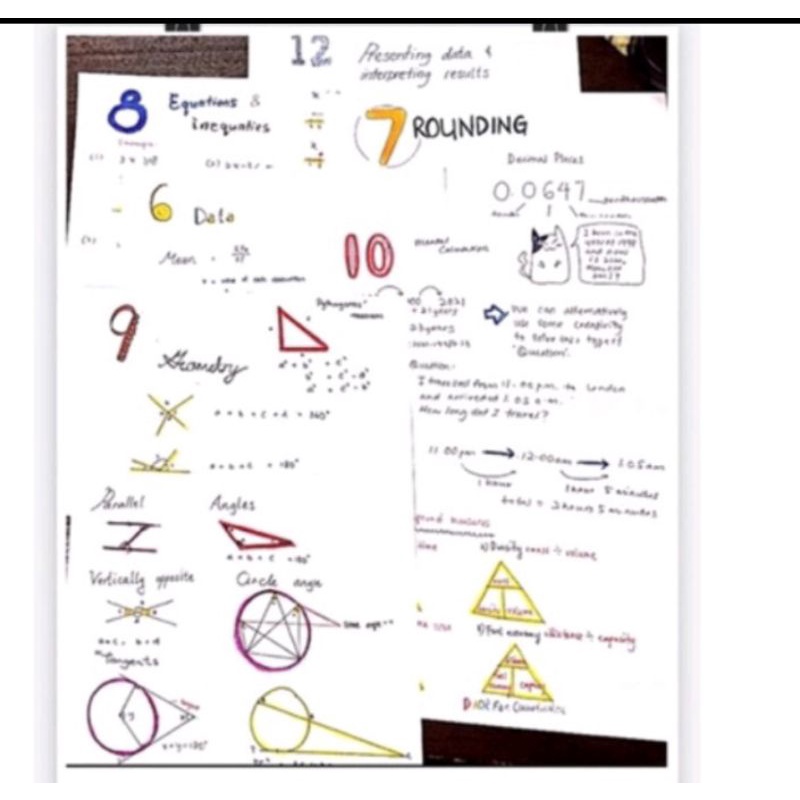 🔥[ IGCSE NOTES ] IGCSE Year 7 Mathematics Notes(hard copy) | Shopee ...