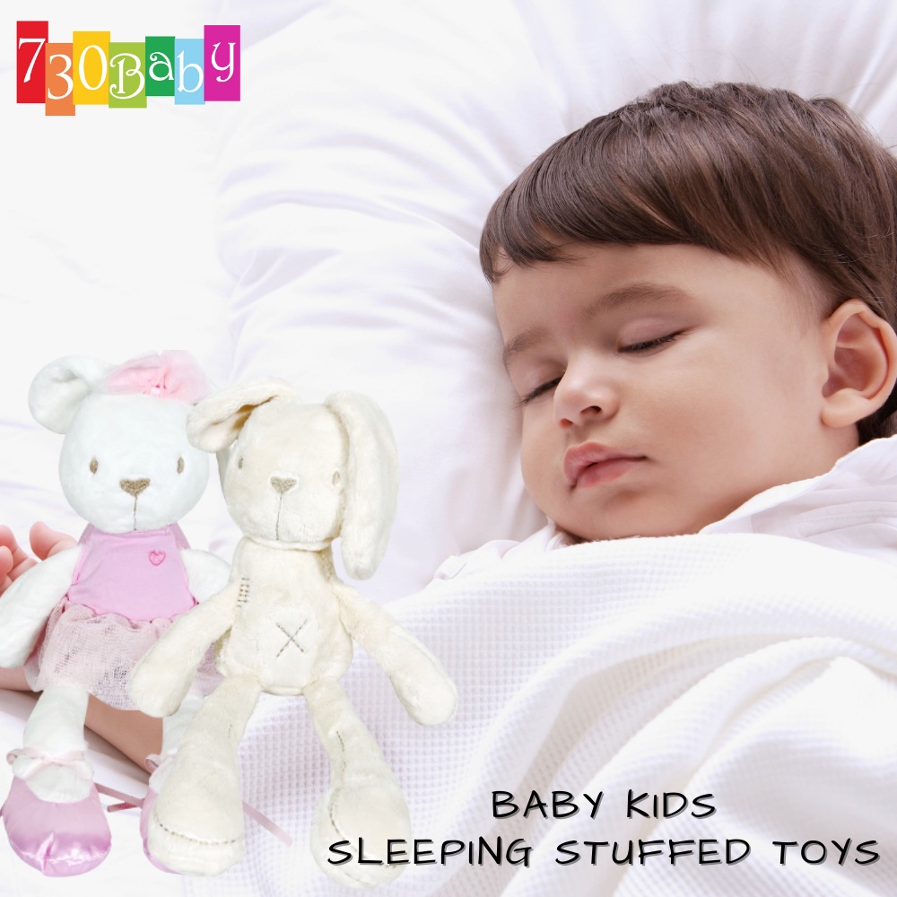 730Baby Baby Comfort Toy Sleeping Stuffed Soft Plush Bear Bunny Dolls ...