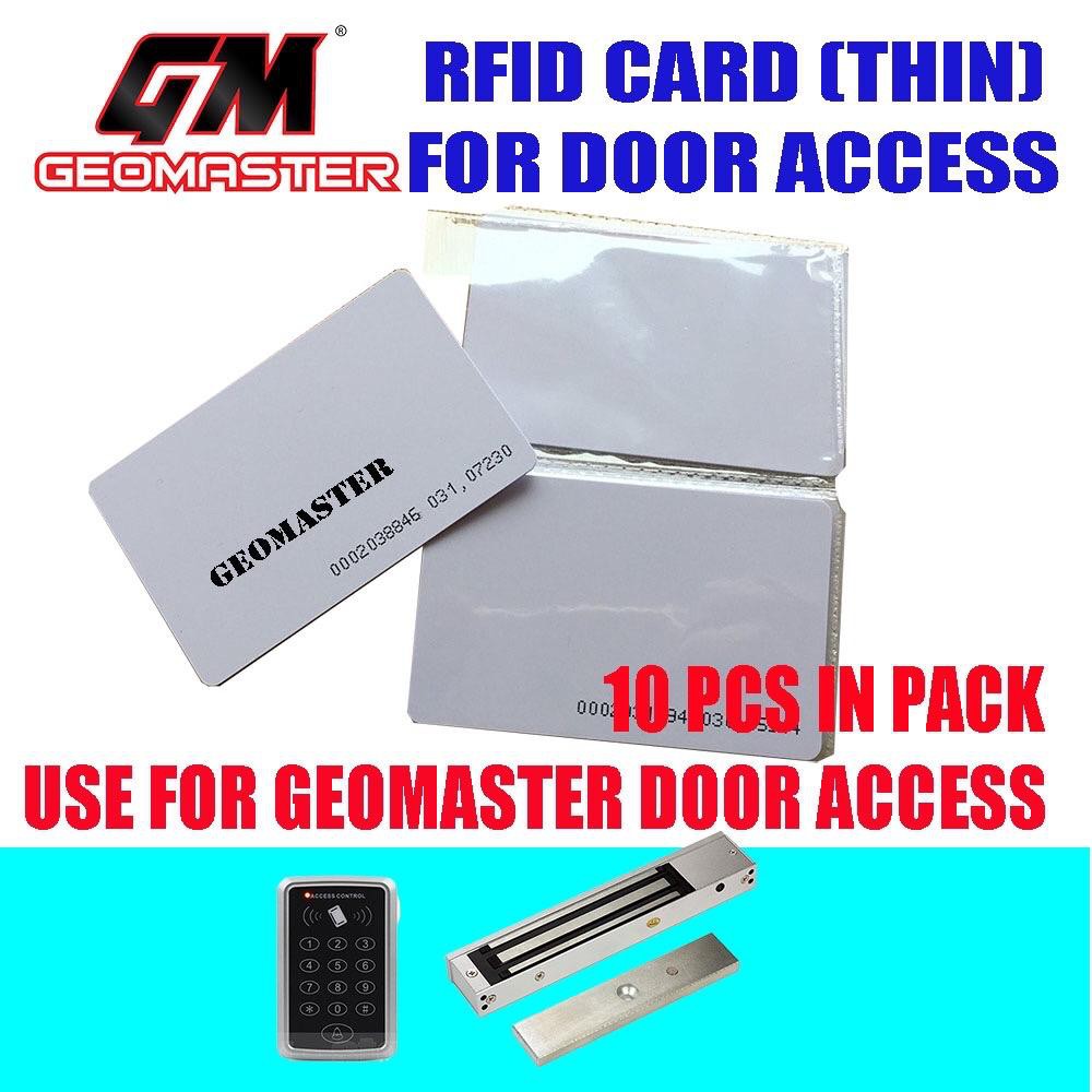 RFID ACCESS CARD (THIN ) DOOR ACCESS FRID CARD -10 PCS | Shopee Malaysia