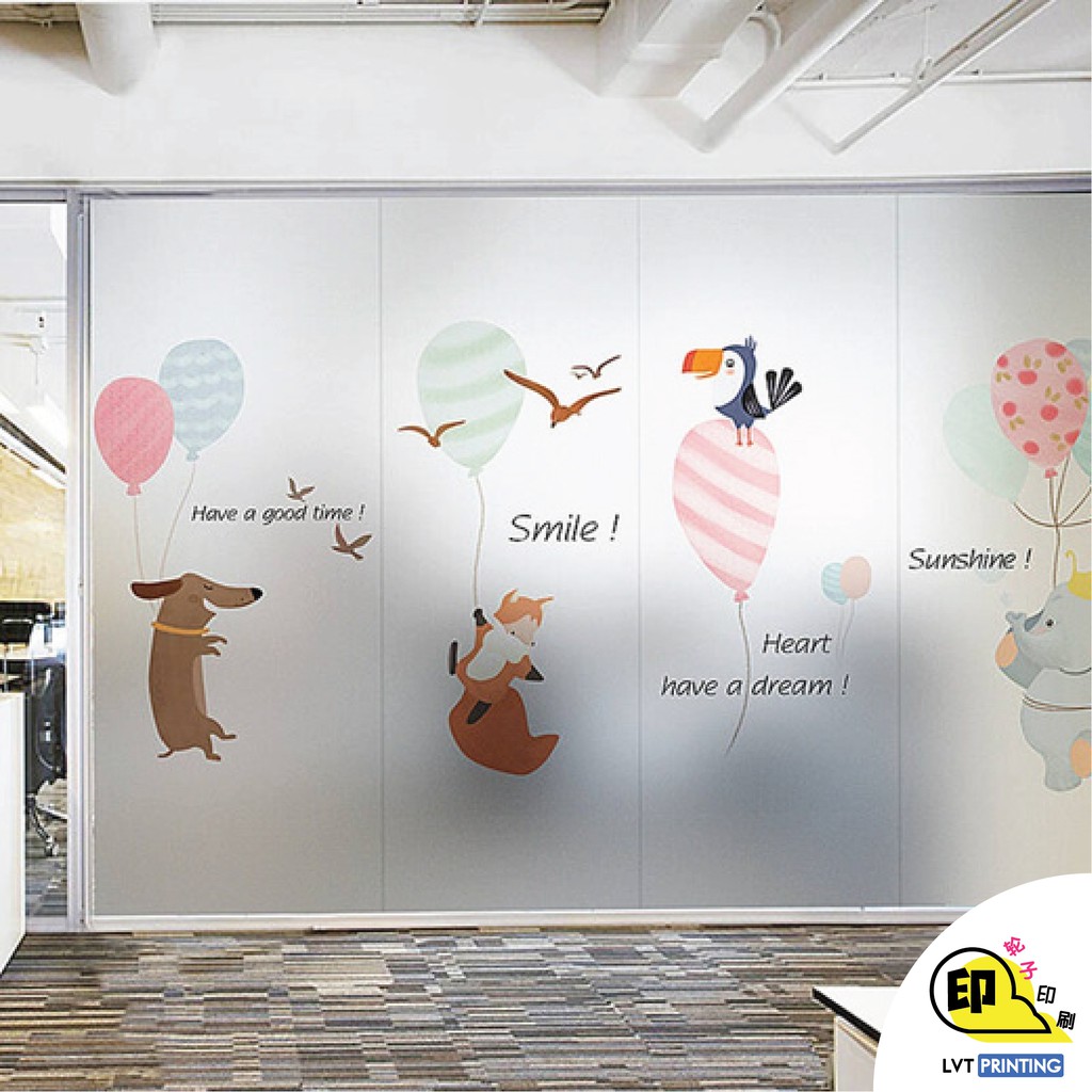 Frosted Sticker With/Without Printing | Glass Window Semi-transparent ...