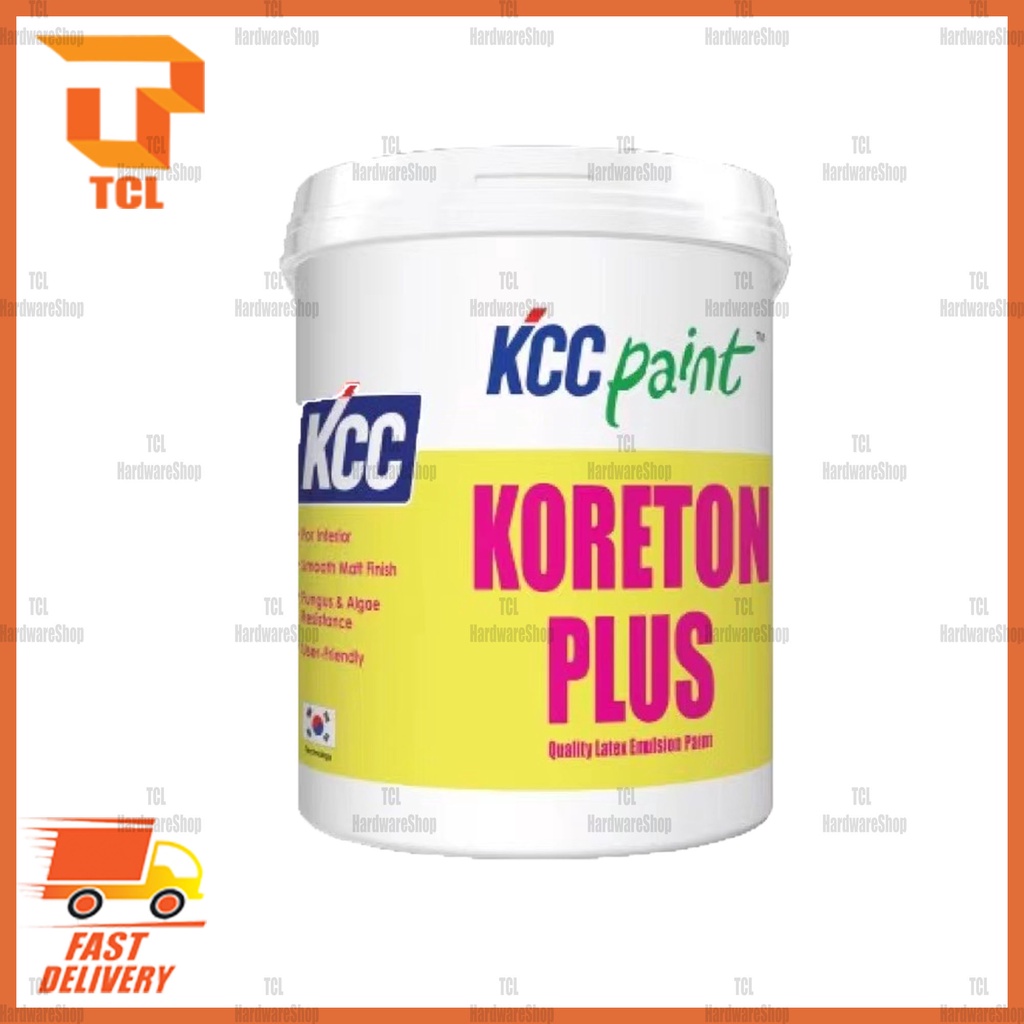 18Litre KCC Koreton Plus 9145 Brilliant White 18L (Interior Wall & Ceiling Emulsion Paint) Cat ...