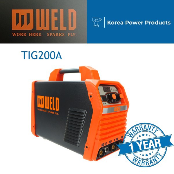 WELD TIG200A TIG WELDING MACHINE i-WELD iWELD TIG 200A MMA | Shopee ...