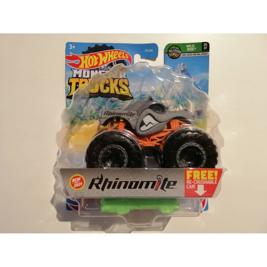 Hot Wheels Monster Trucks Rhinomite | Shopee Malaysia