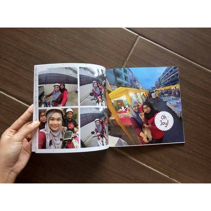 Print gambar jadi buku - Softcover 6x6 inci (3 album 450 gambar ...