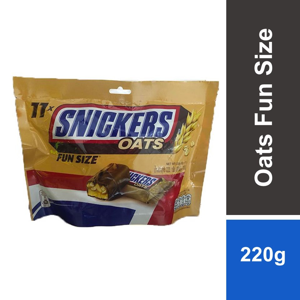 Snickers Oats Fun Size 220g | Shopee Malaysia