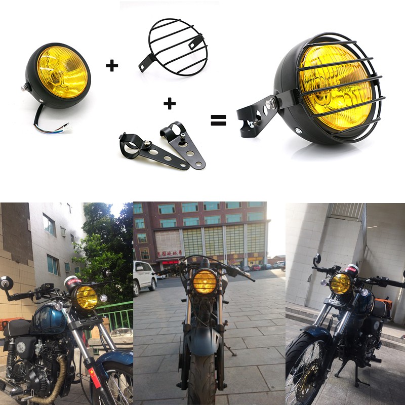 Cafe Racer Side Mount Headlight | Reviewmotors.co