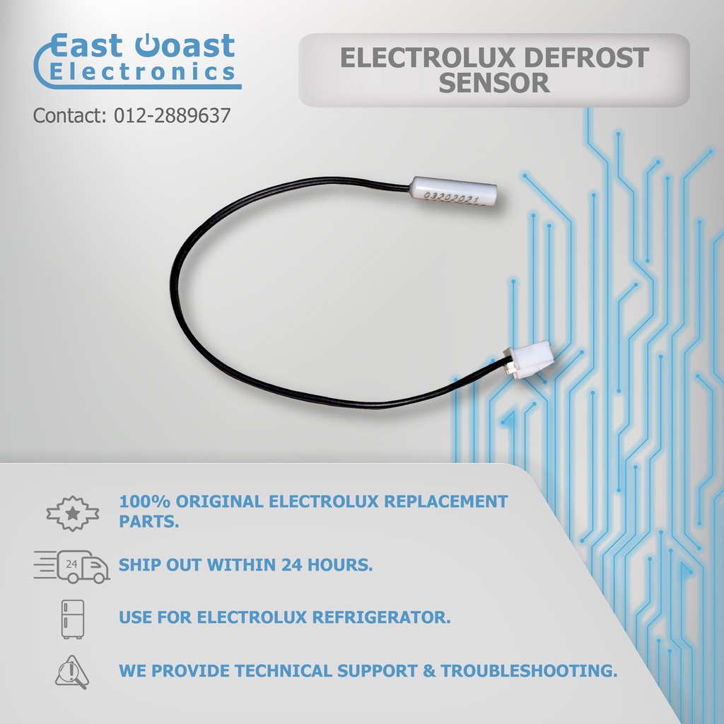 (ORIGINAL) Electrolux Refrigerator Defrost Sensor | Shopee Malaysia